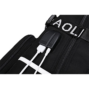 Gengx Large Capacity Travel Knapsack-The Walking Dead Bagpack with USB Charging Port Casual Book Bag for Student