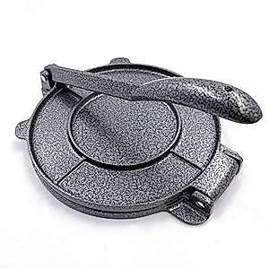 XKH- Cooking Tortilla Press 8" Wide 10" Aluminum Handle Maquina Para Hacer Tortillas Gray Color [P/N: ET-COOK005-20-Gray]