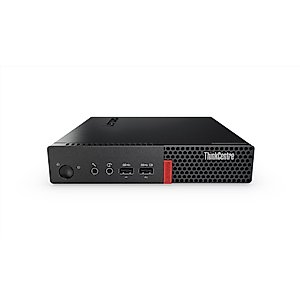 Lenovo ThinkCentre M910q Tiny Desktop 10MV000NUS - Intel Core i5-7500T Processor, 8GB RAM, 256GB PCIe SSD, Windows 10 Pro