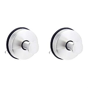Amazon Basics Bathroom Robe Hook - Suction cup, Plastic