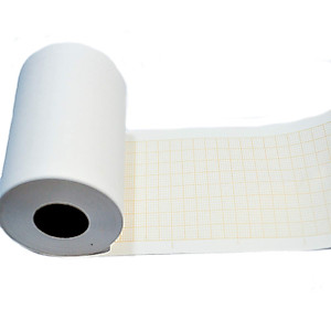 10 Rolls Thermal ECG Print Paper EKG Recording Chart Papers for Electrocardiogram Patient Monitor Fit ECG100G ECG80A ECG90A - Width:2"(50mm) Length:65ft(20m)