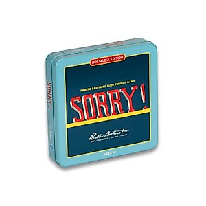 WS Game Company Sorry! Nostalgia Edition Board Game in Collectible Tin