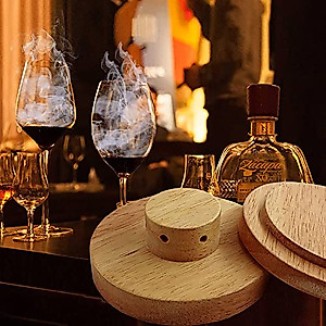 Cocktail Smoker Kit with Wood Chips, Old Fashioned Smoker Suit for Whiskey Drink Bourbon Ideal Gift for Anyone Who Likes Handmade Cocktails