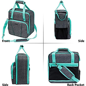 BAGSPRITE Coffee Maker Travel Bag For Keurig K-Slim, Keurig Coffee Maker, Single Serve Coffee Brewer Carrying Case, Portable Keurig Travel Coffee Maker Bag (Full Open Design Patent Pending)