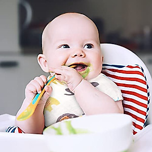 Kenning 20 Pack Muslin Baby Burp Cloths Large 20 x 10 Inches and 10 x 10 Inch Cotton Baby Burp Rags Cute Baby Towel and Washcloths Face Towels 6 Layers Absorbent for Baby Infant Shower, 20 Styles