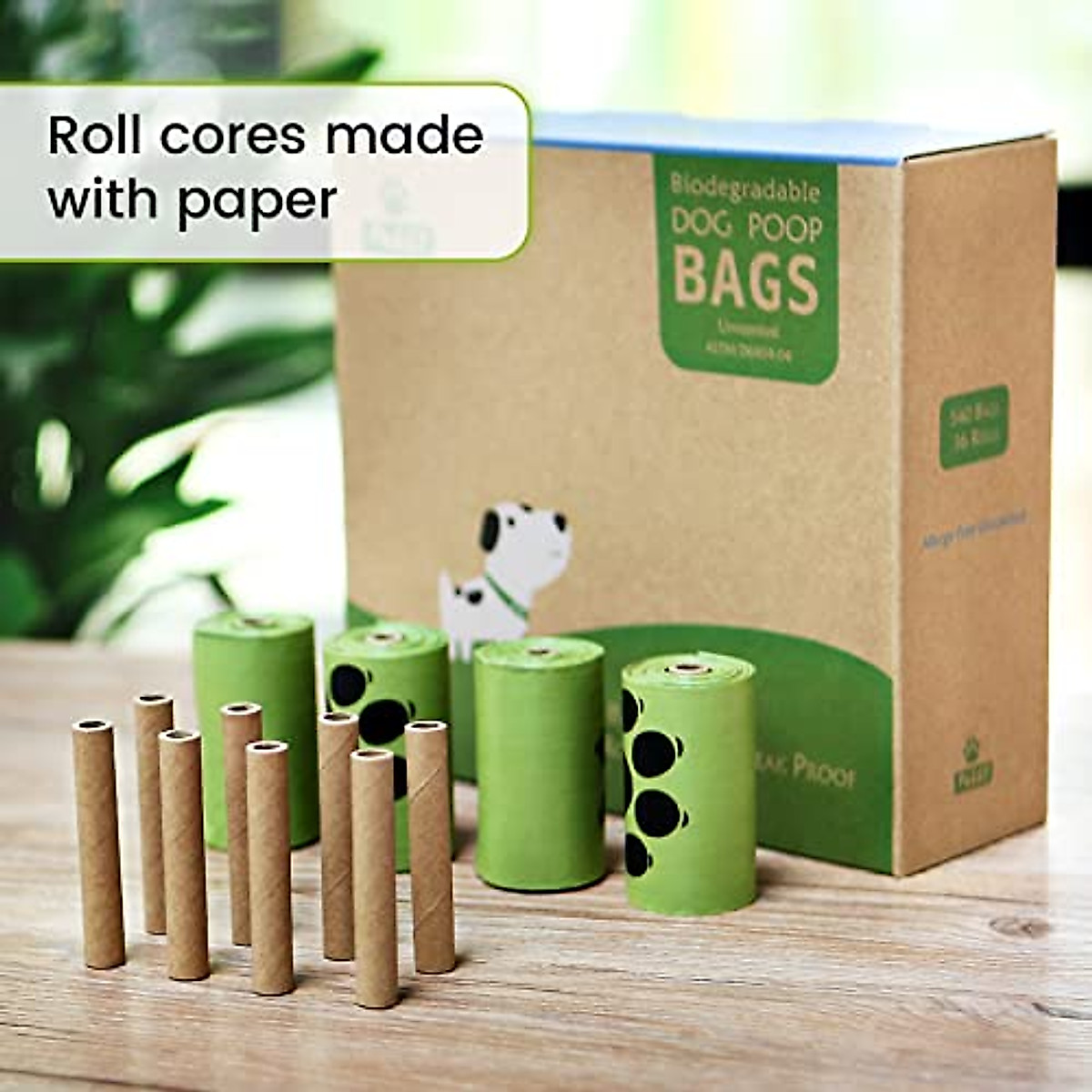 Dog Poop Bag 540 Count, Dog Poop Bags Rolls, Dog Bags for Poop Unscented Refill Rolls, 9" X 13" Durable Thick Poop Bags for Dogs, Doggie Poop Bags, Dog Waste Bags by PobbY