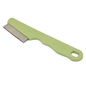 Coastal Pet Safari Dog Double Row Flea Comb - Helps Dry Skin - Dog Flea Comb for Flea Prevention and Detection in Pets with Short and Long Hair - One Size