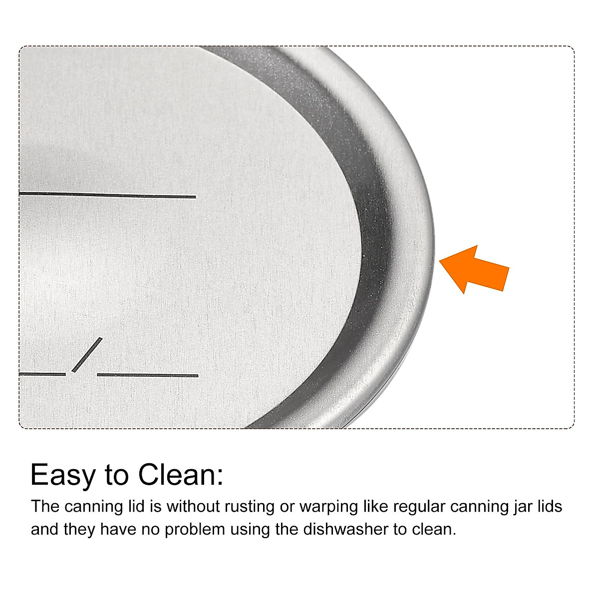 uxcell Canning Lids, 24pcs - Tinplate Split-Type Mason Jar Lid, Wide Mouth with Date Leak Proof Fits Storage Cover (Silver)