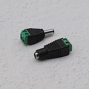 LM317 DC-DC Buck Converter Adjustable Regulator Power Supply Modules with Female Male DC Connector 8Pcs