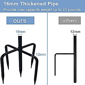 BYBAG Adjustable Double Shepherds Hook,94.5 Inch Tall Heavy Duty Hanging Stakes Two Sided Garden Pole for Bird-Feeder Lantern Plant-Hook Garden-Stake,Plant Stand Hanger for Outdoor Wedding Decor