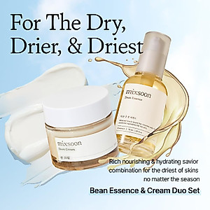 mixsoon Bean Essence Exfoliating Hydrating Korean Skin Care Glass skin Hyaluronic Acid Serum (1.6 Fl Oz (Pack of 1))