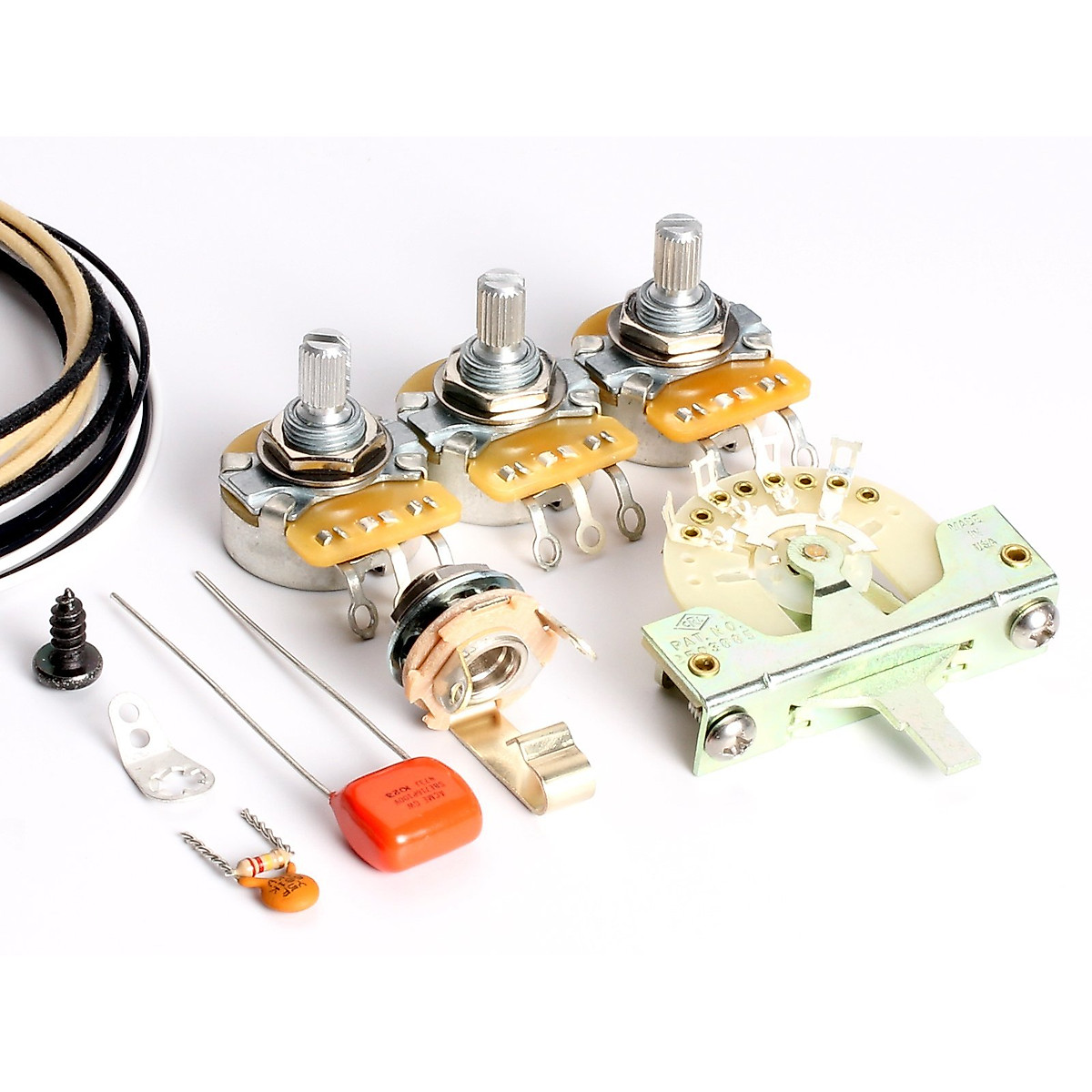 ToneShaper Guitar Wiring Kit, For Fender Stratocaster, SSS1 (Blender Wiring)