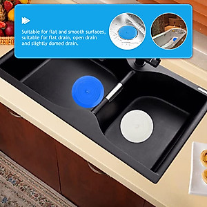 ULTECHNOVO 2pcs Sink Plug Bathtub Stopper Kitchen Sink Stopper Laundry Room Sink Stopper Flat Drain Stopper tub Drain Covers for bathtubs Bath tub Drain Covers tub Hair Catcher Drain Plug 15c