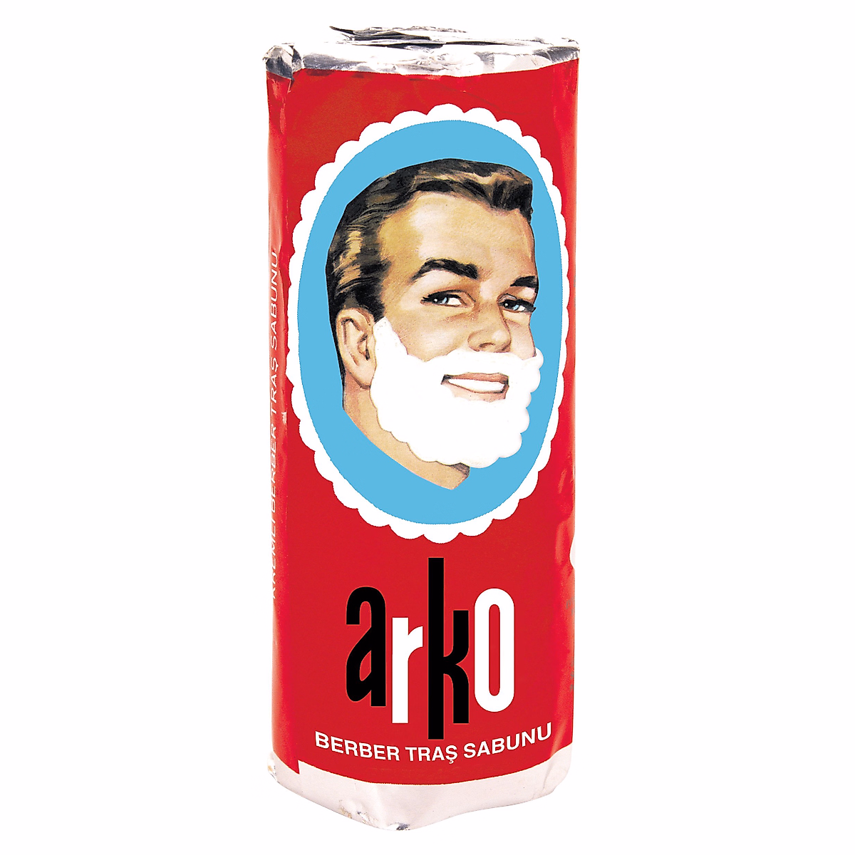Arko Men Face Shaving Soap Stick, Sensitive skin shave cream, White, ( Pack Of 12 )