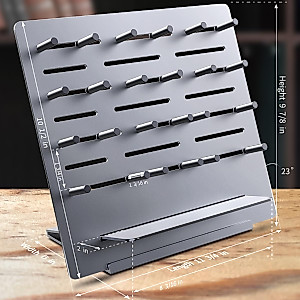 Pocket Knife Storage Rack Knife Display Holder For Desktop Multitool Tool Organizer Aluminum Shelf