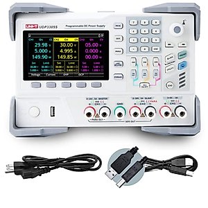 UNI-T UDP3305S Programmable Linear DC Laboratory Power Supply with 4 Channels, 328W, 1mV, 1mA Resolution, Voltage <0.03%+10mV Current <0.2%+5mA Setting Accuracy