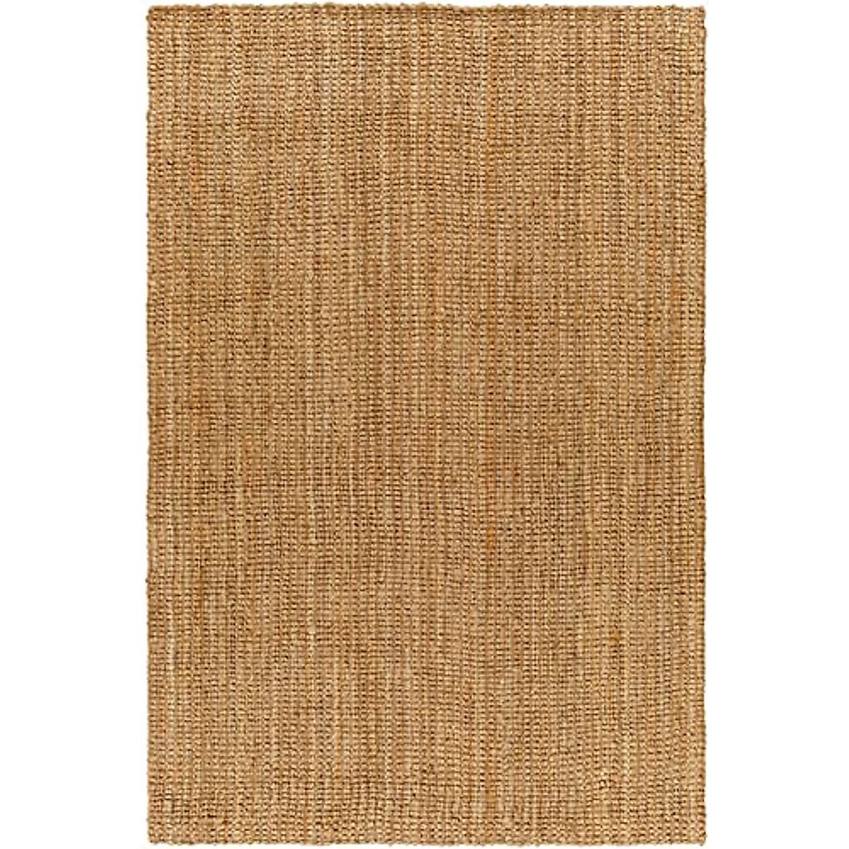Hauteloom Ilana Jute Living Room, Bedroom Area Rug - Transitional, Traditional - Faded Driftwood,Chocolate Brown,Dark Brown - 8'6" x 11'6"