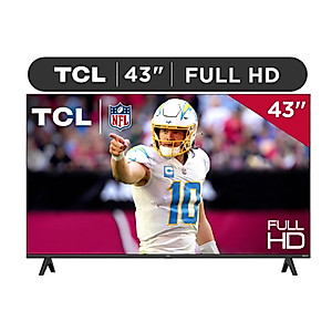 TCL 43S310R 43" Class S Class (1080p) FHD LED Smart TV with Roku TV (Renewed)