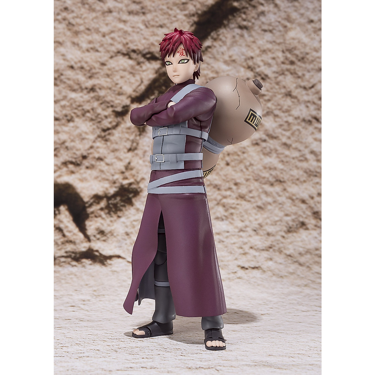TAMASHII NATIONS Bandai S.H.Figuarts Gaara Naruto Shippuden Action Figure