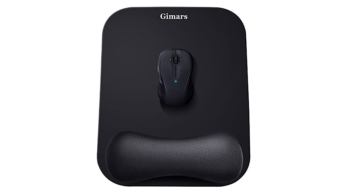 Gimars Large Ergonomic Mouse Pad with Memory Foam Wrist Rest