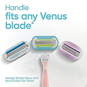 Gillette Venus Extra Smooth Pink Women's Razor Handle + 2 Refills