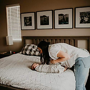 Parker Baby Co. Swaddle Blankets - Pack of 3 of 100% Cotton Muslin Swaddle Blankets for Baby Boys and Girls - Unisex/Gender Neutral - Classics Set