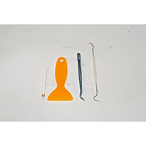 GLOCTO Rhinestone Brush Tool to Spread Rhinestones for Rhinestone Templates Stencil Magic Sticky Flock Rhinestone Flock