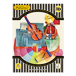 SANTORO Pirouette, 3D Pop Up Greeting Card - Music - For Her, Him, Birthday, Graduation, Thank You | Gift For Music Lovers, Musicians, Teacher