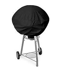 NJIUSA BBQ Grill Cover fits Weber Smokey Joe Silver Serving IndoorOutdoor Round 14"-15"