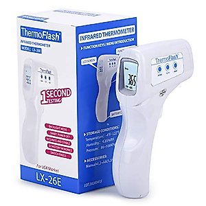 Visiomed - VMLX26E ThermoFlash Non-Contact Infrared Thermometer LX-26E