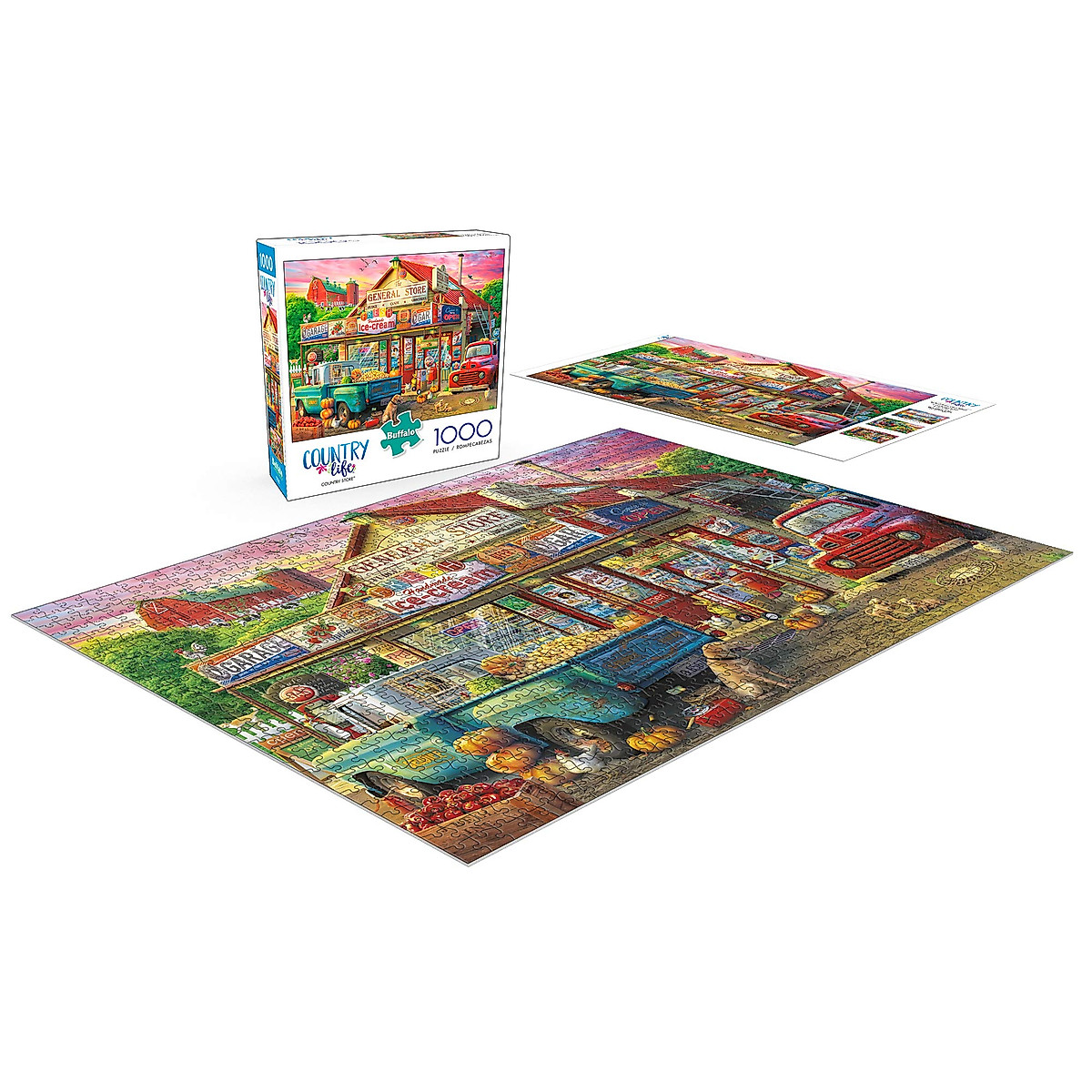 Buffalo Games - Eduard - Country Store - 1000 Piece Jigsaw Puzzle for Adults Challenging Puzzle Perfect for Game Nights