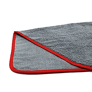 PZLZY High Microfiber Cleaning Car Detailing Supplies Absorbent Wash Car Drying Towel (16 Inch x 16 Inch) (Pack of 12)