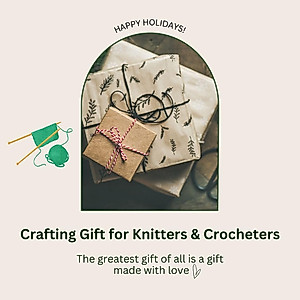 Vriksha Kraft Wooden Yarn Bowl for Crocheting - Crochet Yarn Large Bowl (7x4) - Knitting Storage Yarn Bowl – - Birthday Gifts for Women