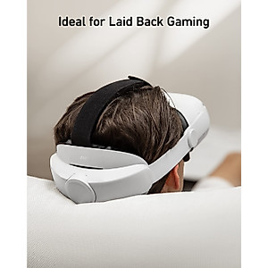 Anker Head Starp Compatible with Oculus Quest 2, Easily Switch Between Virtual and Reality, Adjustable Size for Using