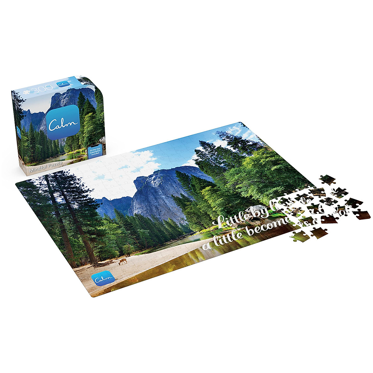 Spin Master 300-Piece Calm Jigsaw Puzzle for Relaxation, Stress Relief