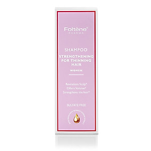 Foltene Strengthening Shampoo for Thinning Hair for Women Reduces Hair Thinning - Our Hair Loss Shampoo Strengthens Hair & Boosts Volume - Thickening Shampoo Silicone & Sulfate Free - 6.76 Fl.oz