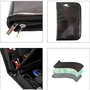 Knife Case,Knife Display Case,Knife Storage,32 Slots Folding Knife Holder Organizer,Butterfly Pocket Knife Carrier,Knives Collection Protector For Survival Tactical Outdoor EDC Mini Knife (Black)