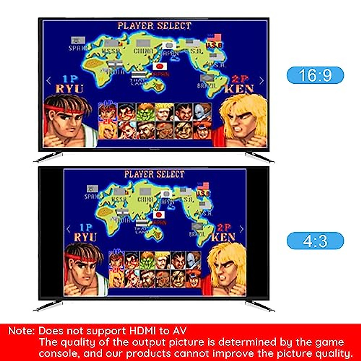 RuntoGOL N64 Gamecube to HDMI Adapter Converter Cable, HDMI Adapter for Nintendo Gamecube/Nintendo 64/SNES/SFC with HDMI Cable and USB Cable, Supports 4:3/16:9 Ratio Conversion