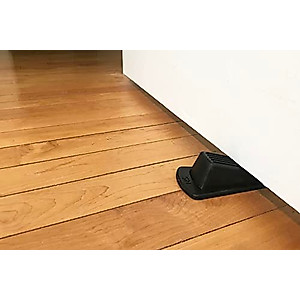 Shepherd Hardware 8934E 8934 Heavy Duty Rubber, Black, 2 Pack Door Wedge, 2-Pack