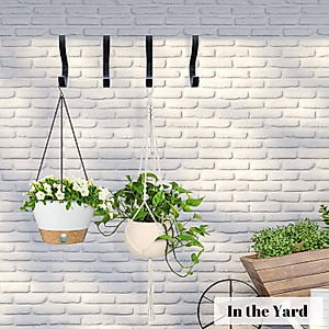 4 Pack Wall Mounted Coat Hooks, Large Wall Hooks For Hanging Heavy Duty, Black Coat Hooks with Screws For Wall, Wall Mounted Hooks for Hanging Coats, Clothes, Towels, Keys, Dog Leashes, and Purse