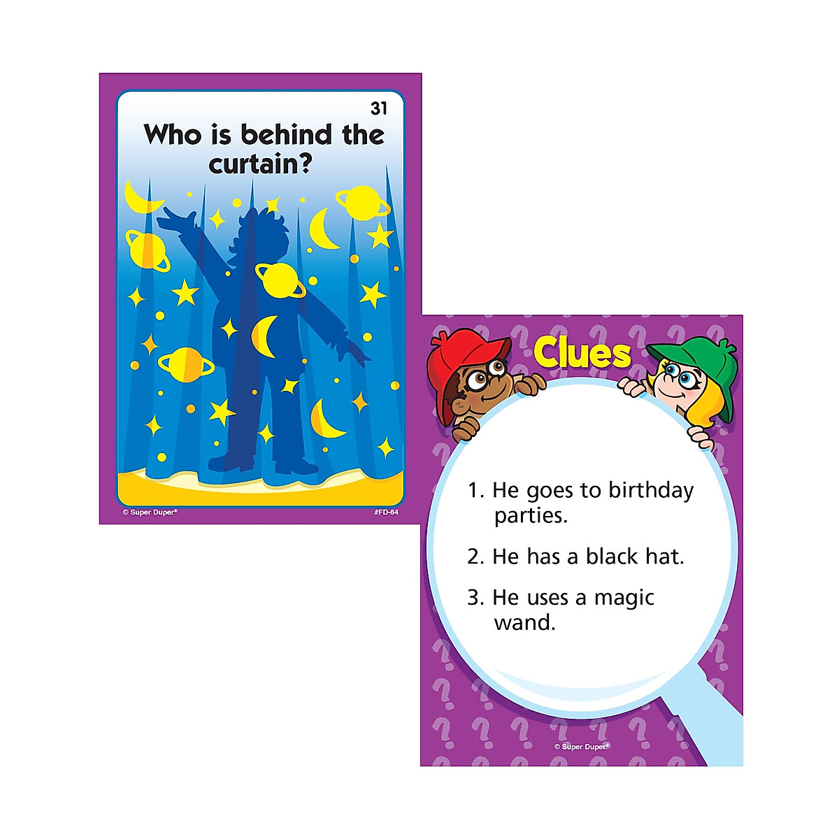Super Duper Publications | Mini-Mysteries Fun Deck Flash Cards | Educational Learning Resource for Children