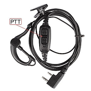 BaoFeng UV-82C Dual-Band 136-174/400-520 MHz FM Ham Two-Way Radio, Transceiver, HT with Battery, Earpiece, Antenna, Charger