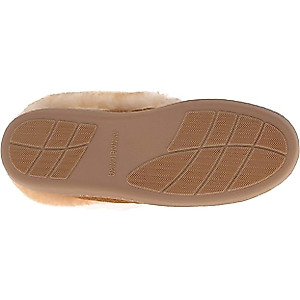 Minnetonka Women's Alpine Sheepskin Slippers, Golden Tan, 8