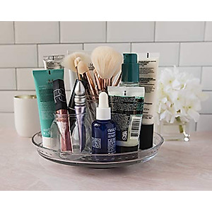 Mini Turntable: Lazy Susan, Cake Stand, Kitchen Organizer, Spice Organizer, Cupcake Decorating Turntable | Spinning Cookie Decorating Turntable, Revolving Swivel Stand | Silicone Non-Slip Grips