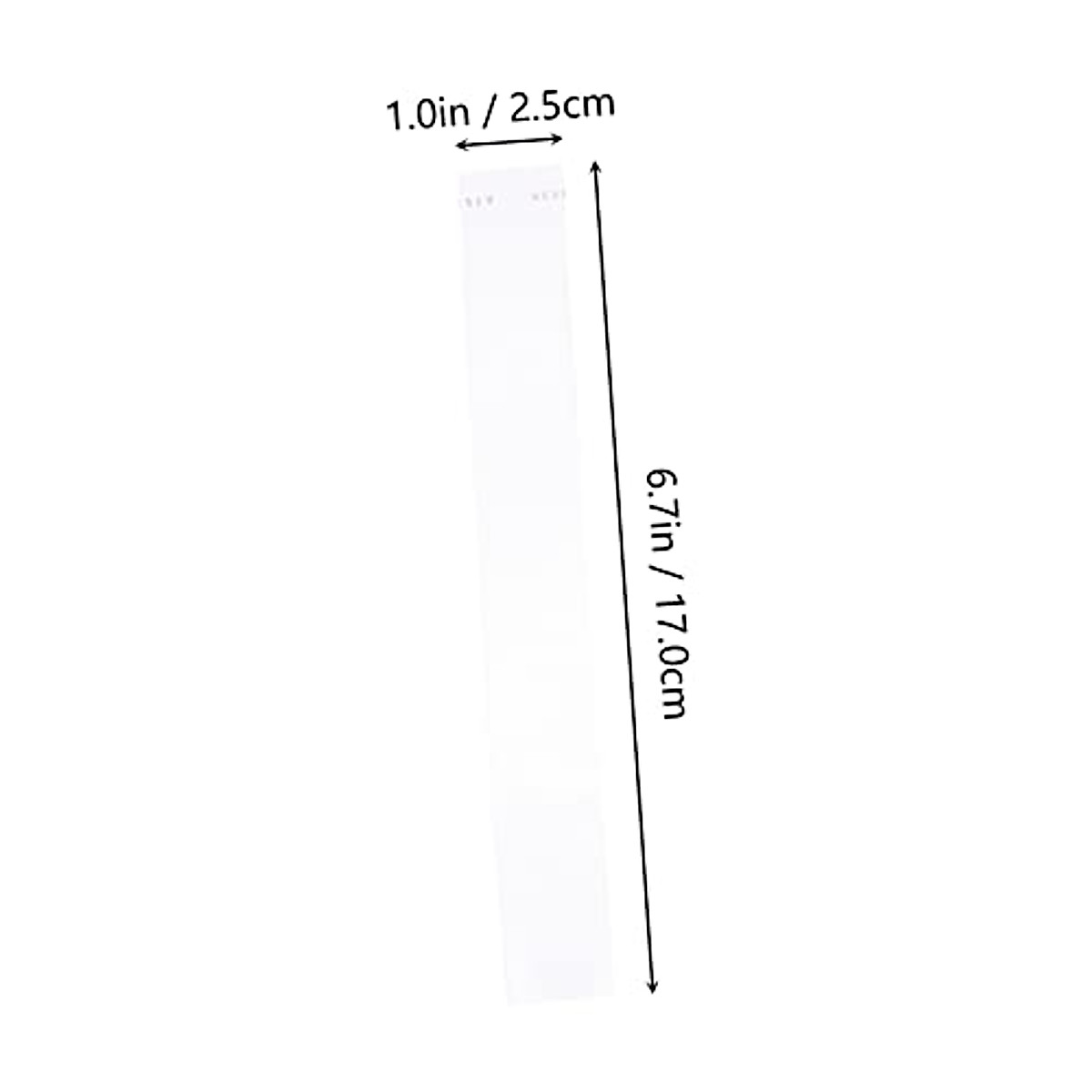 Baluue 500pcs Bags Travel Brush Rod Cellophane Transparent Strip Treat Bakery Pretzel Self-adhesive Cm* Flat Favor Multipurpose Plastic Bag for Resealable Party Self Clear Gift Cello Cm