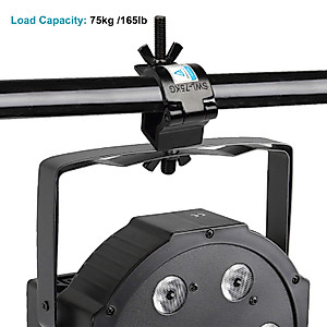 10 Pack Stage Lighting Clamp 1.26-1.38 Inch Lighting Mount Fits 32-35mm OD Pipe Duty 165lb Hook Clamp