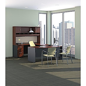 Bush Business Furniture Series C 72W x 24D Credenza Desk in Hansen Cherry