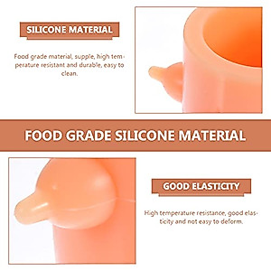 ULTECHNOVO Silicone Puppy Nipple Milk Feeder 4 Nipples Feeder, Pet Nursing Feeding Station for Puppies Kitten