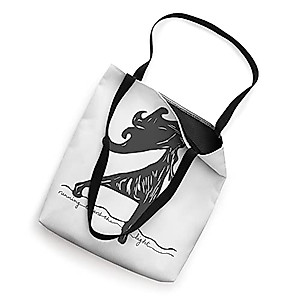 Running Toward The Light (charcoal) Tote Bag