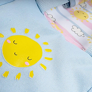 ADORA Baby Doll Carrier with Color-Changing Design, Adjustable Strap and Machine Washable Material, Fits Dolls & Stuffed Animals Up to 20 inches, Birthday Gift for Ages 2+ - Sunny Days